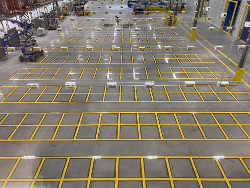 Epoxy Lines for Metro Grocers Warehouse | TTM Finishes Inc.